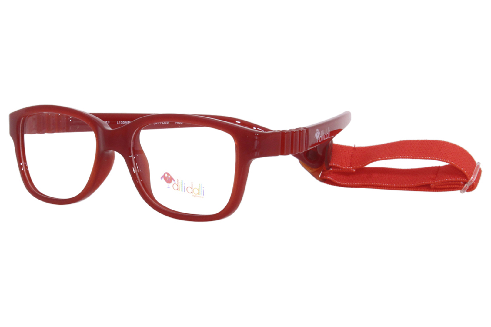 Dilli Dalli Truffles Eyeglasses Youth Red Full Rim Rectangle Shape 48 ...
