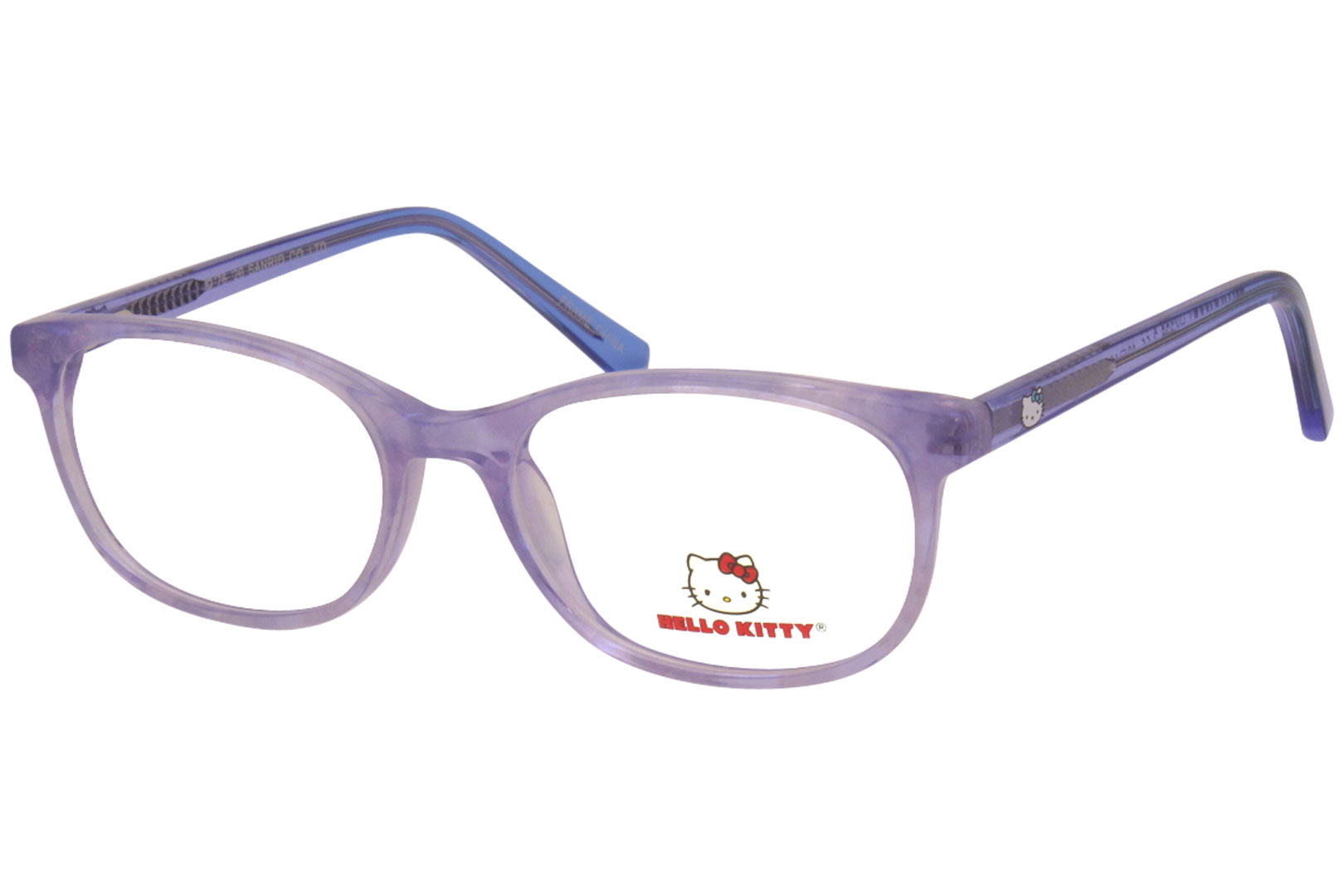 Hello Kitty Eyeglasses Youth Girls HK326-2 Purple 49-16-130mm ...