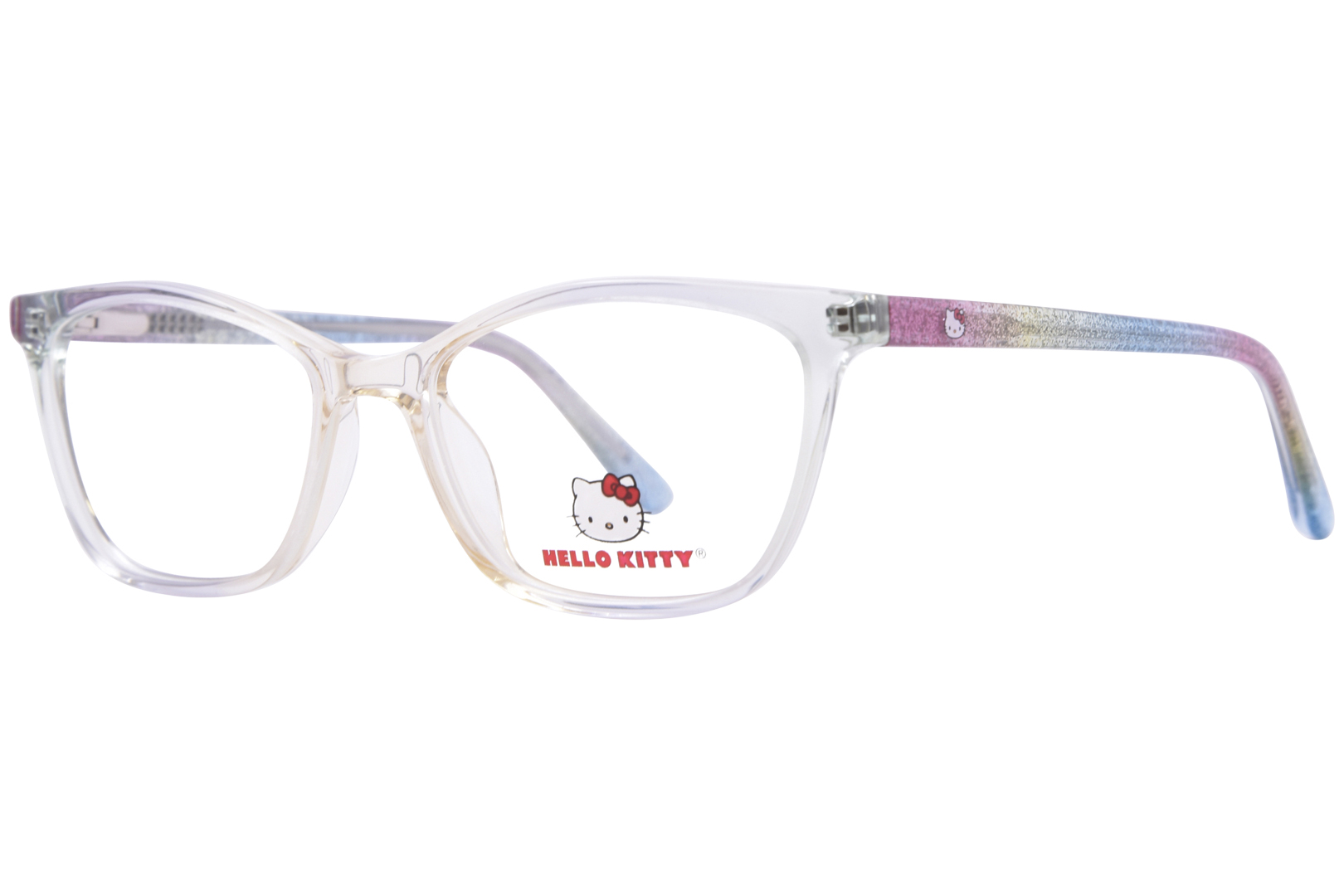 Hello Kitty HK373-1 Eyeglasses Youth Kids Girl's Purple Ombre Full Rim ...