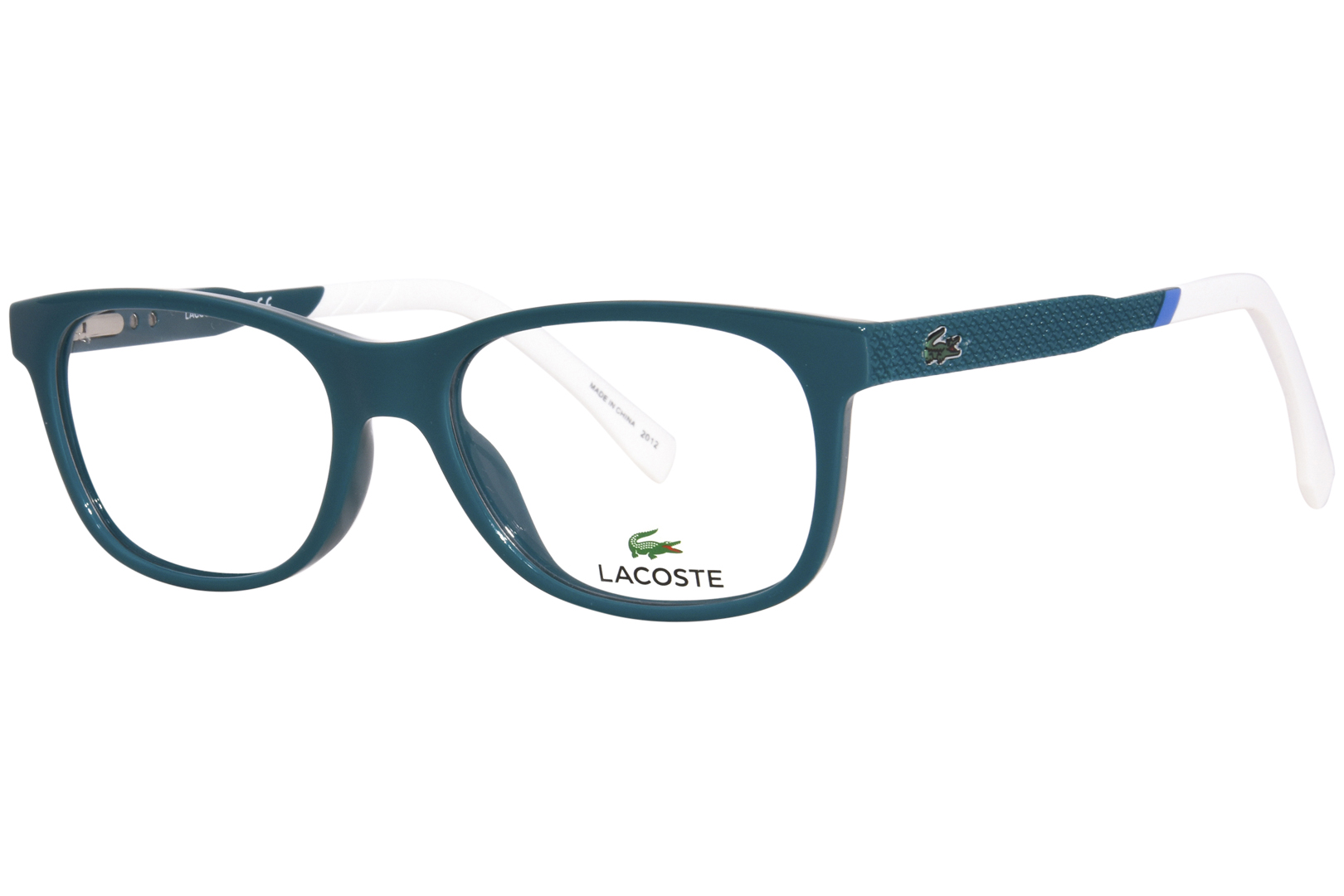 Lacoste L3640 466 Eyeglasses Youth Boy's Petrol Full Rim Rectangle ...
