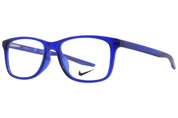Nike 5019 011 Eyeglasses Youth Matte Black Fade Full Rim Round Shape 47 ...