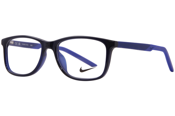 Nike Eyeglasses Youth Kids Full Rim Rectangle Shape | Kidseyewear.com