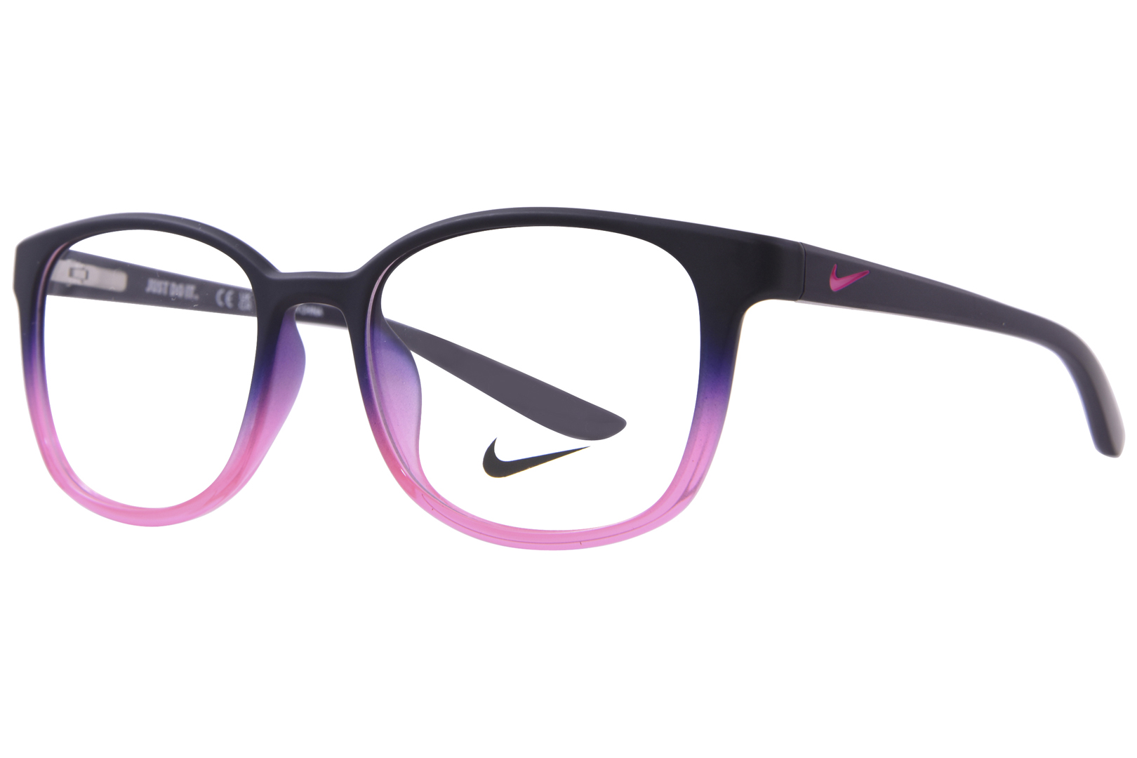 Nike 5027 503 Eyeglasses Girl's Matte Cave Purple/Pink Fade Full Rim ...
