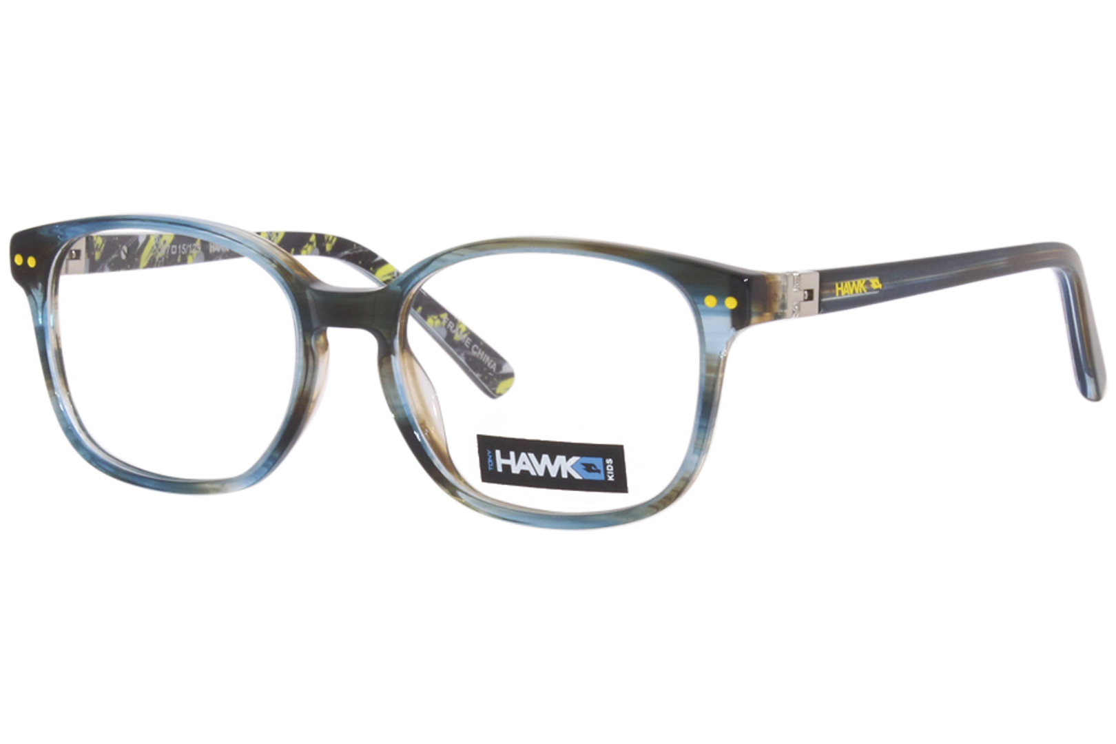 Tony Hawk THK060 Eyeglasses Youth Full Rim Rectangle Shape ...