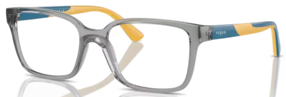 Vogue VY2026 2283 Eyeglasses Youth Kids Boy's Transparent Grey Full Rim ...