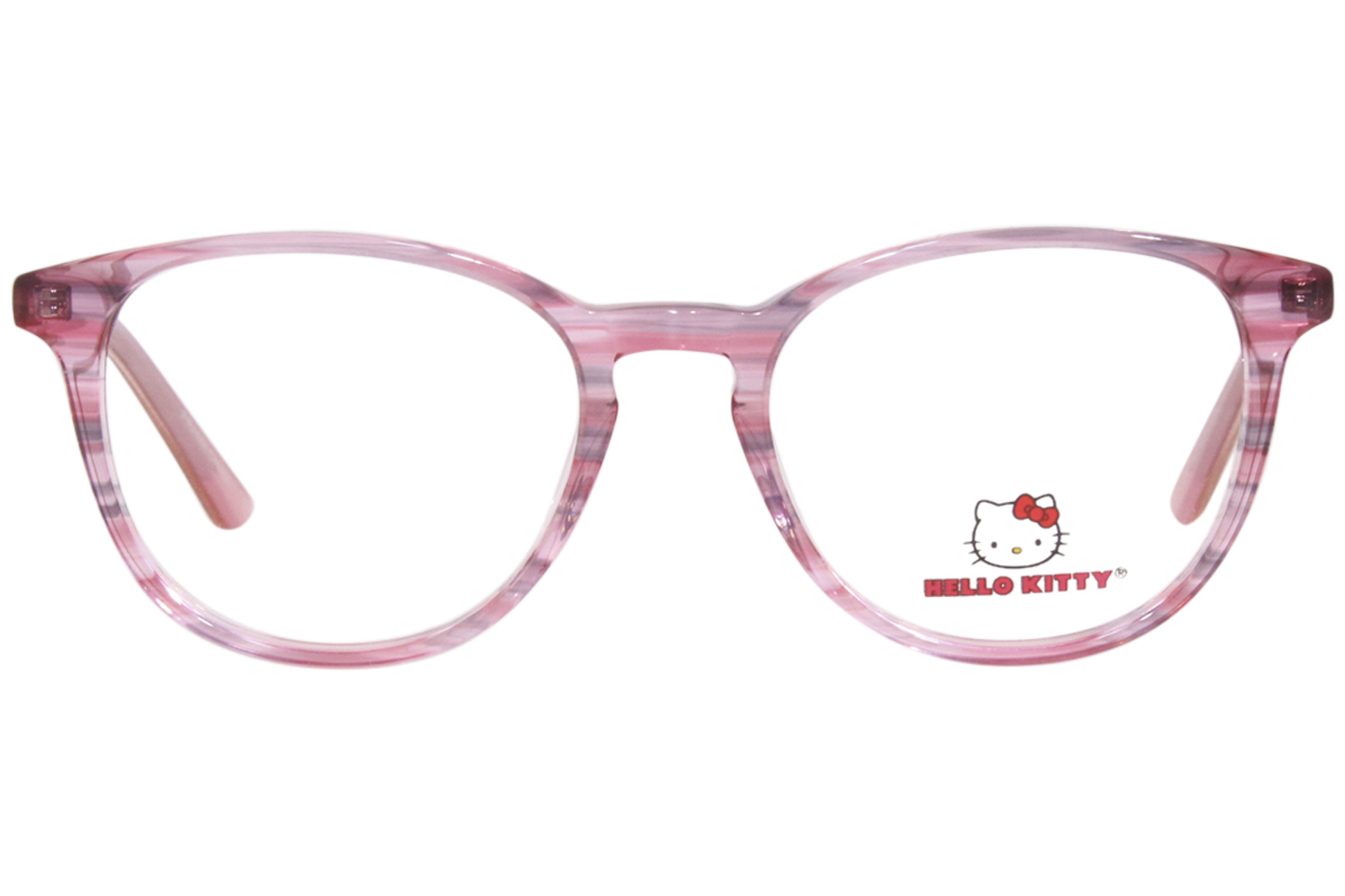 Hello Kitty HK-358-2 Eyeglasses Youth Girl's Pink Full Rim Oval Shape ...