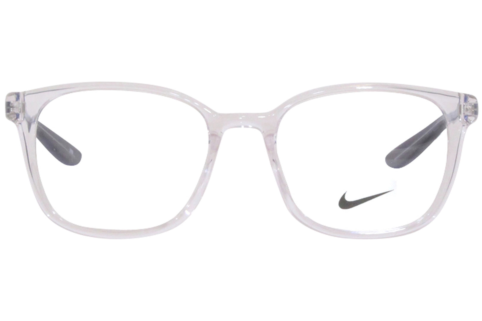 Nike 5027 010 Eyeglasses Girls Matte Black/Clear Fade Full Rim Square ...