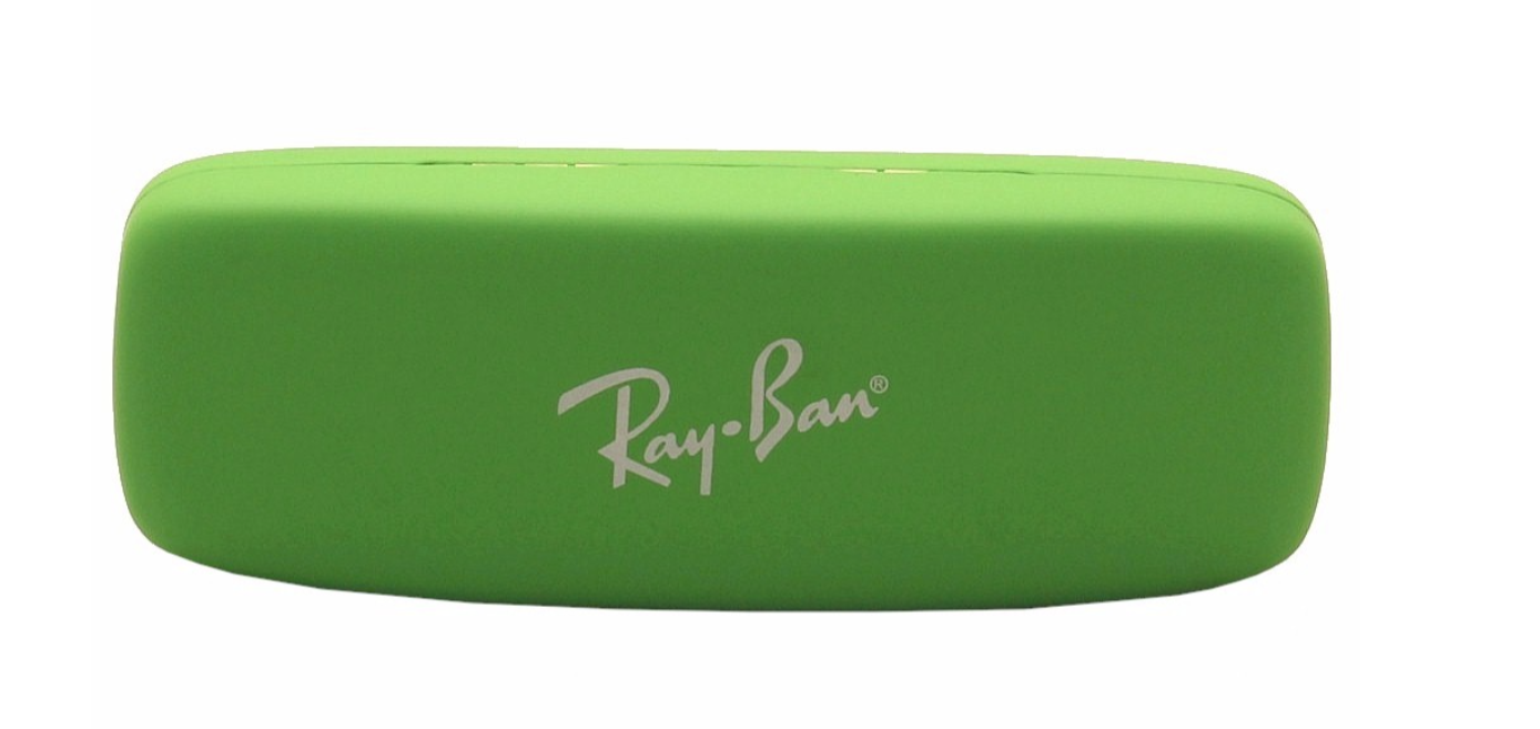 Ray Ban RY1531 3764 Eyeglasses Youth Black On Green Transparent 48-16 ...