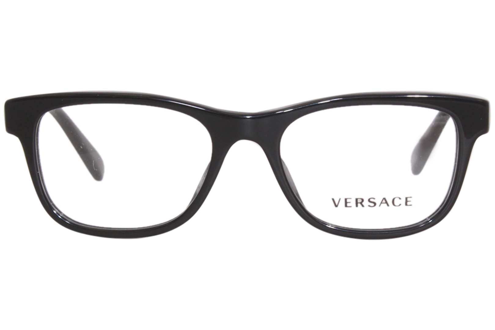 Versace VK3325U GB1 Eyeglasses Kids Black Full Rim Square Shape 47-16-130 | Kidseyewear.com