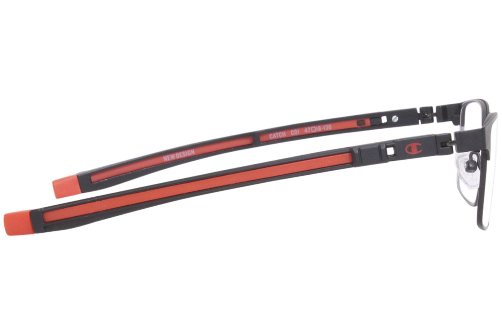 Champion Eyeglasses Frame Youth Boy's Catch C01 Matte Black 47-16-130mm ...