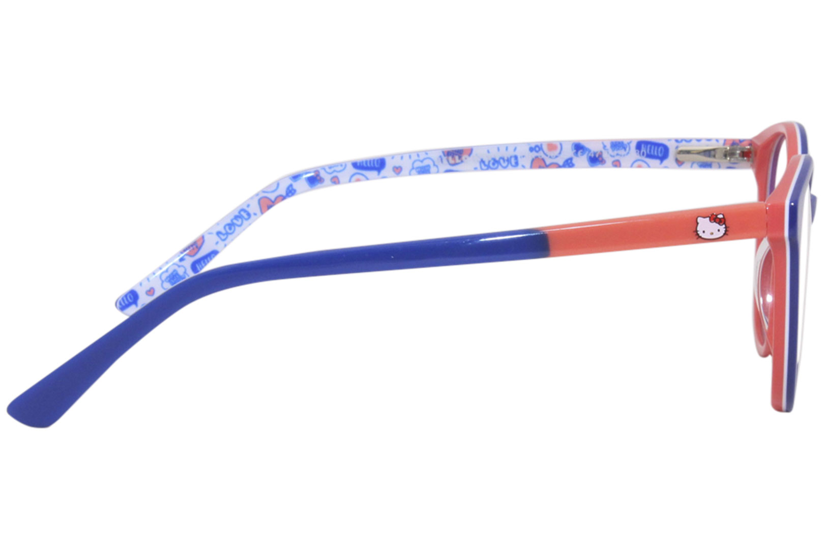 Hello Kitty HK330 Eyeglasses Youth Girl's Full Rim Round Optical Frame ...