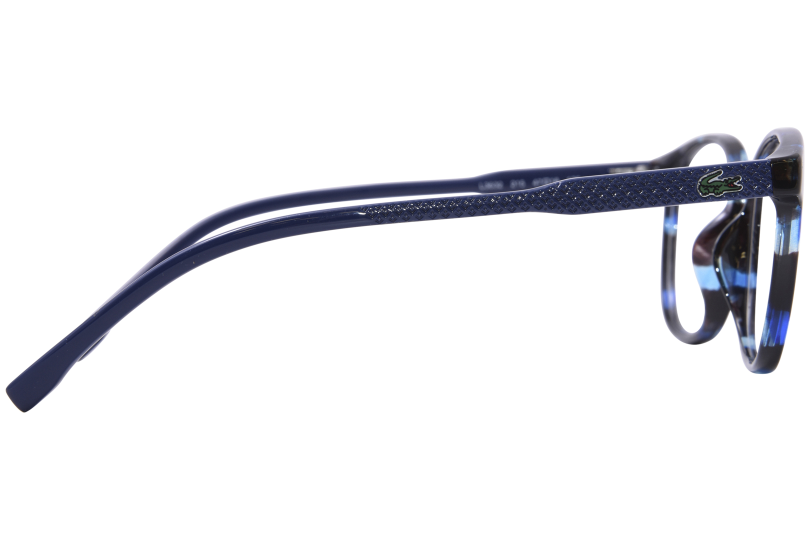Lacoste L3632 215 Eyeglasses Youth Kids Havana/Blue Full Rim Round ...