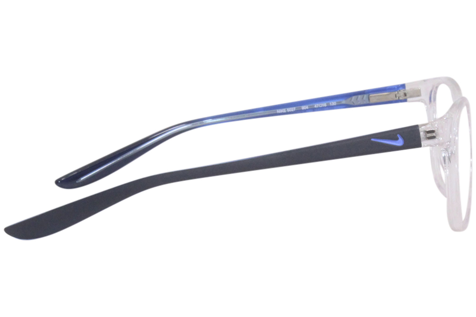 Nike 5027 010 Eyeglasses Girls Matte Black/Clear Fade Full Rim Square ...