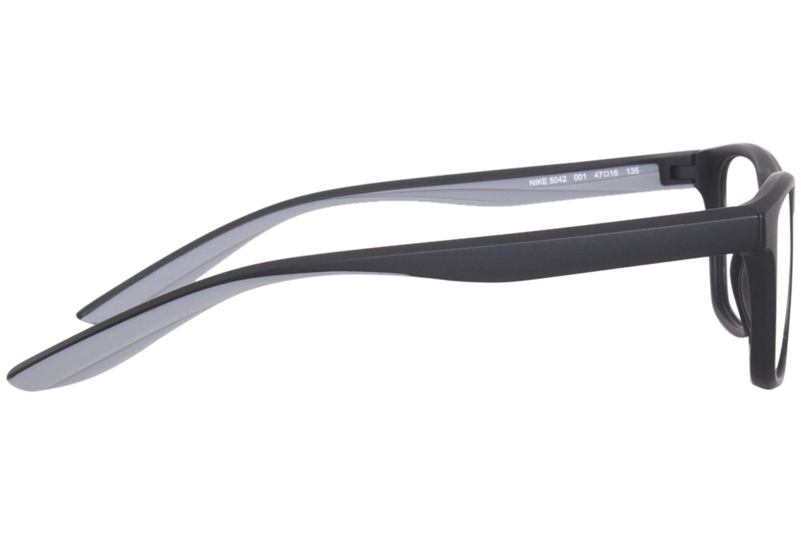 Nike 5042 411 Eyeglasses Youth Kids Matte Obsidian Full Rim Square ...