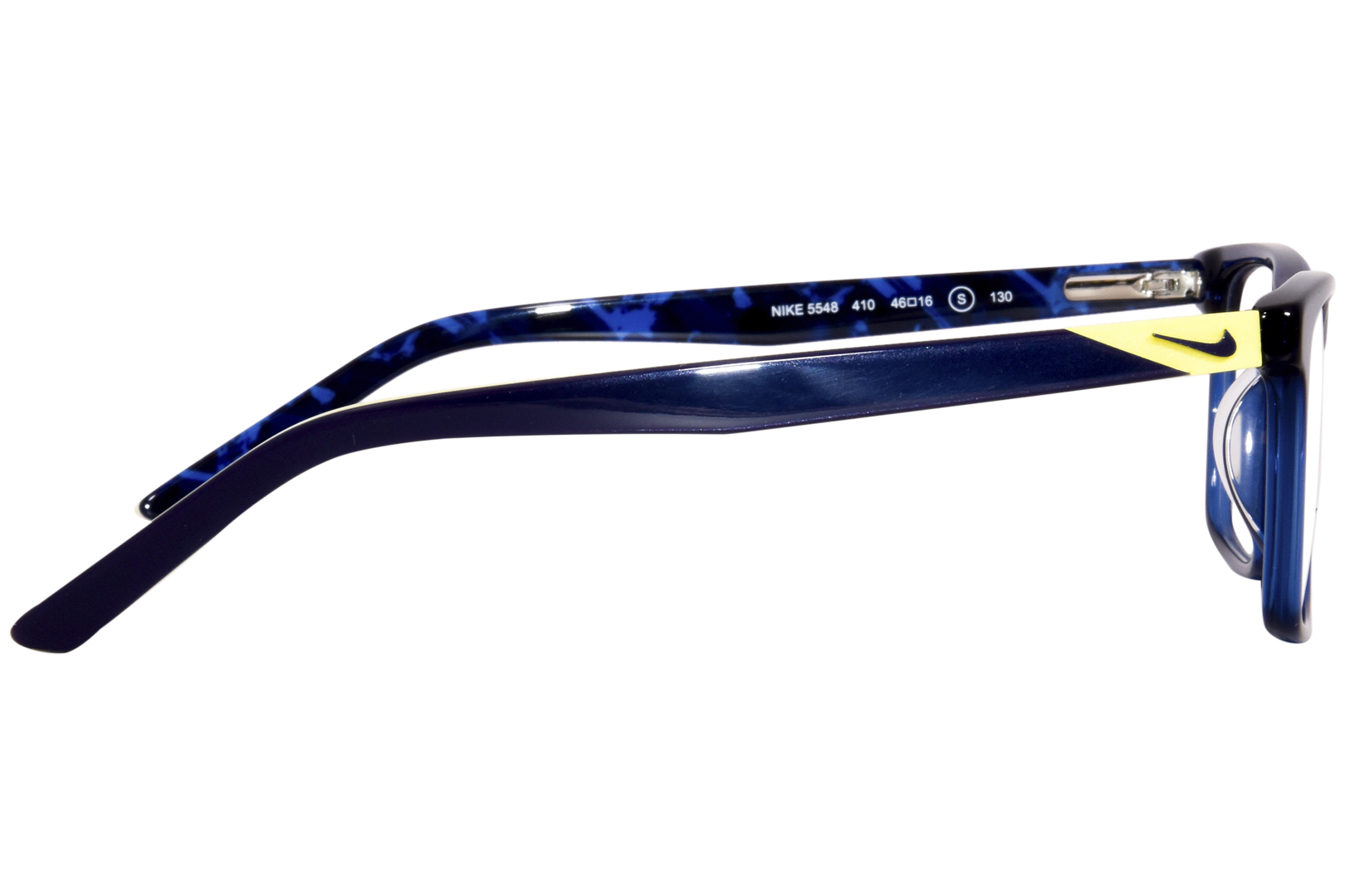 Nike 5548 410 Eyeglasses Youth Midnight Navy Full Rim Rectangle Shape ...