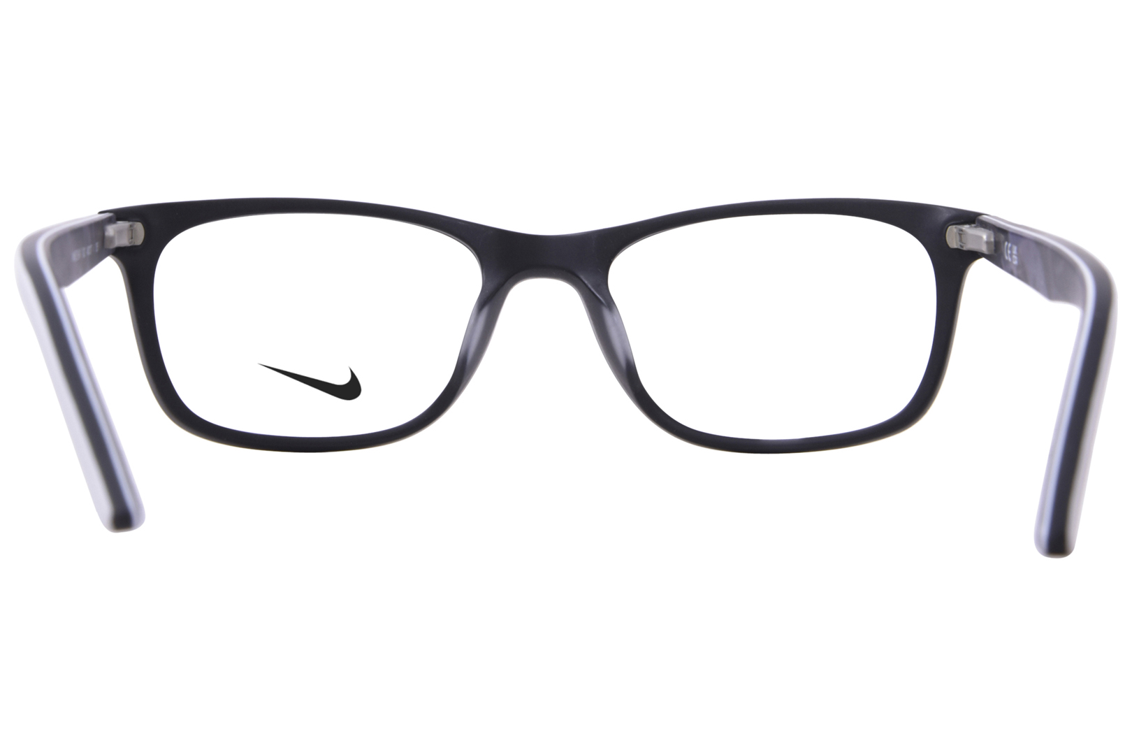 Nike 5547 002 Eyeglasses Youth Boy's Matte Black/Pure Platinum Full Rim ...