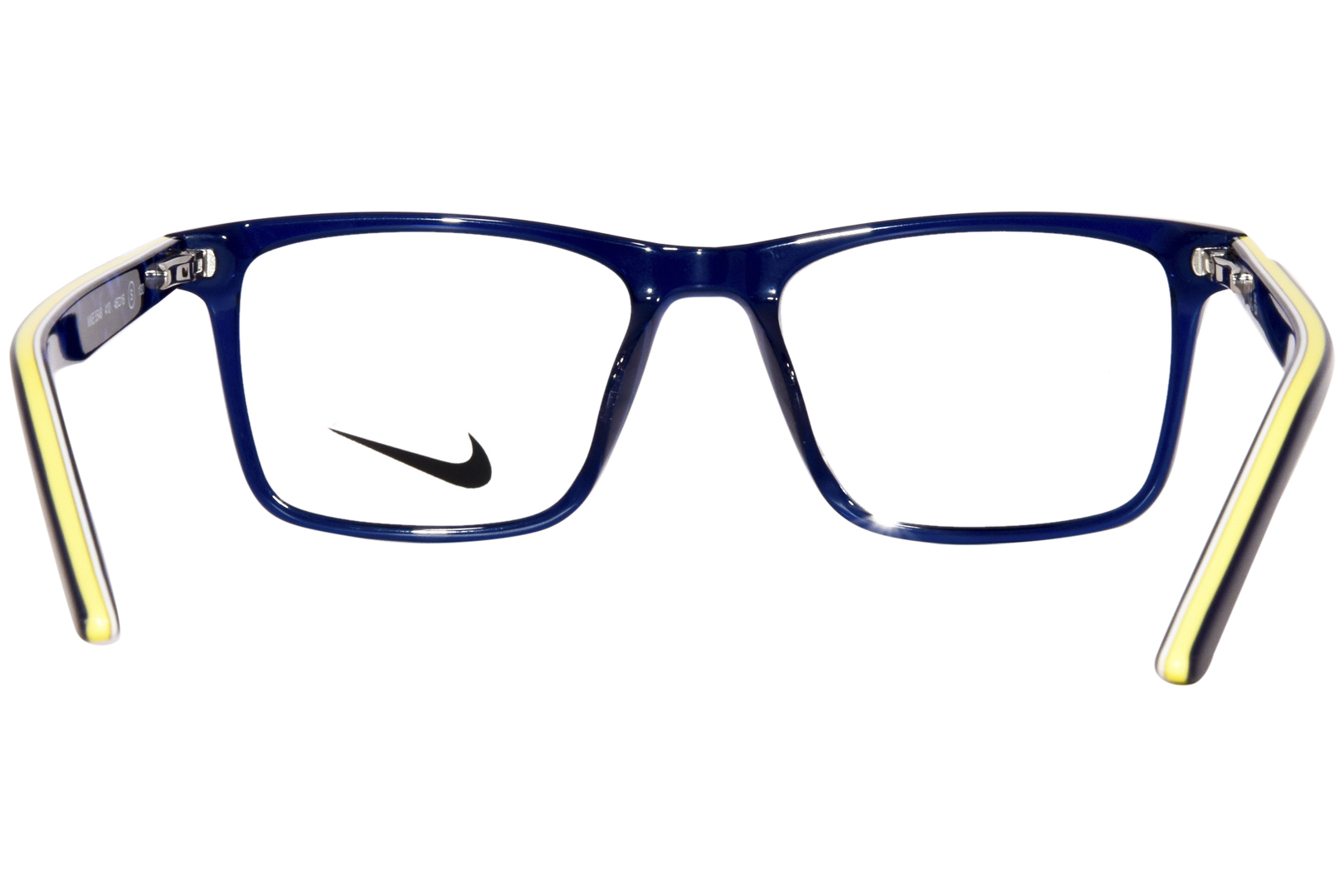 Nike 5548 410 Eyeglasses Youth Midnight Navy Full Rim Rectangle Shape ...