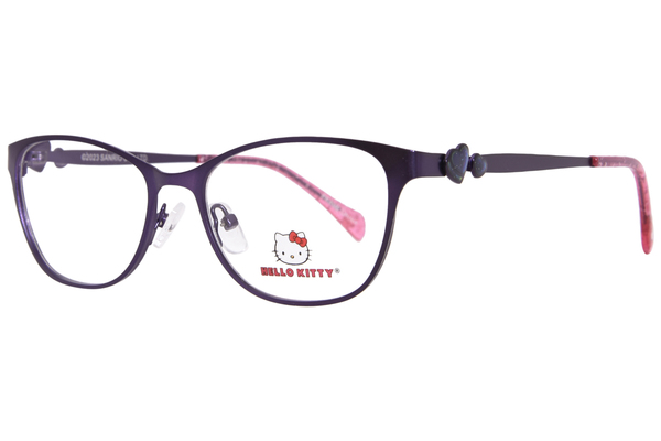 Hello Kitty HK370 Eyeglasses Youth Kids Full Rim Rectangle Shape ...